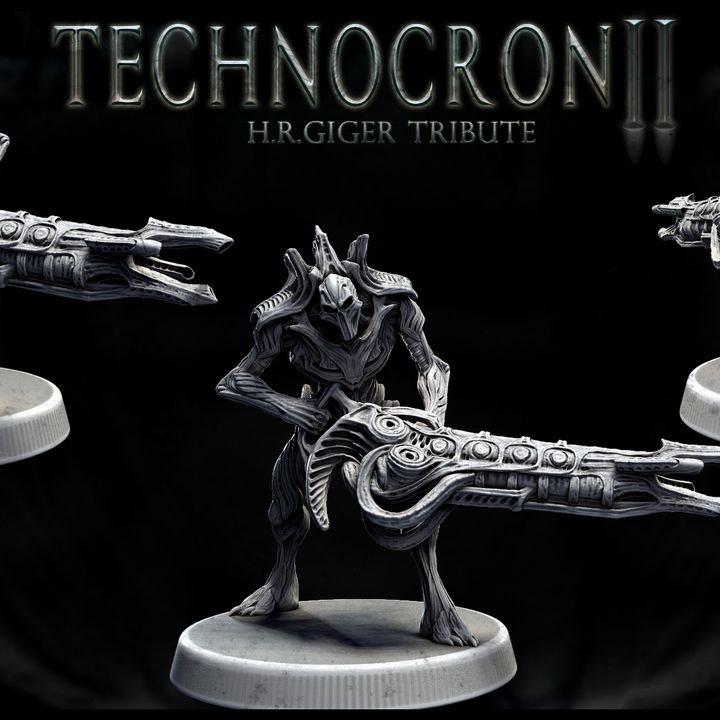 3D Printable TechnoMech Fighter (pose 2 of 7) by Mini Monster Mayhem